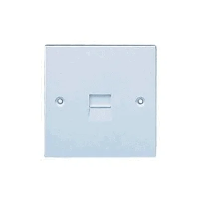 Single network Faceplate is us to connect computers to the network.