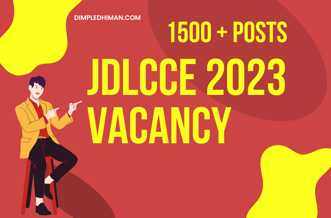 JDLCCE 2023 VACANCY ONLINE FORMS - Free Job Alert