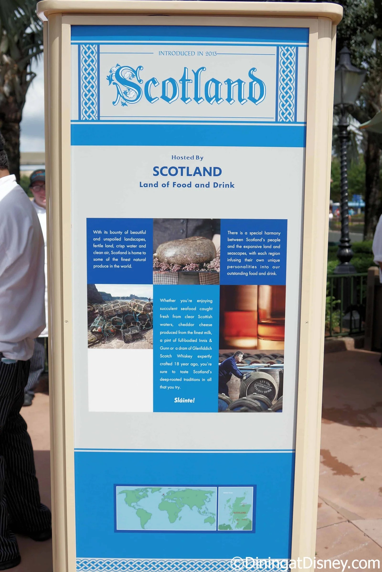 Scotland booth at the 2014 Epcot Food and Wine Festival