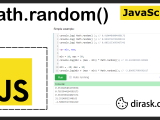 рџ Javascript Math Random Method Example Dirask