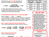 Percent Yield In Stoichiometry Chemistry Tutorial At The Physics