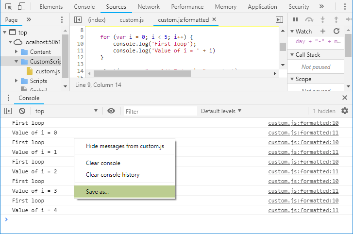 Chrome Dev Tools - More Advanced Tips for Better Debugging