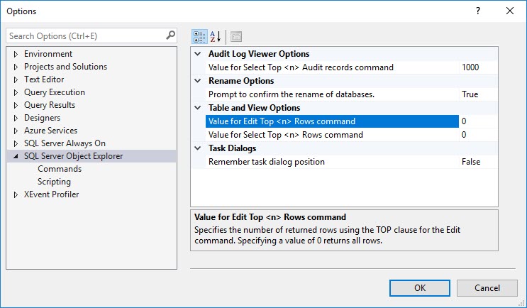 Sql Server Edit All Rows In Sql Server Instead Of Only 200