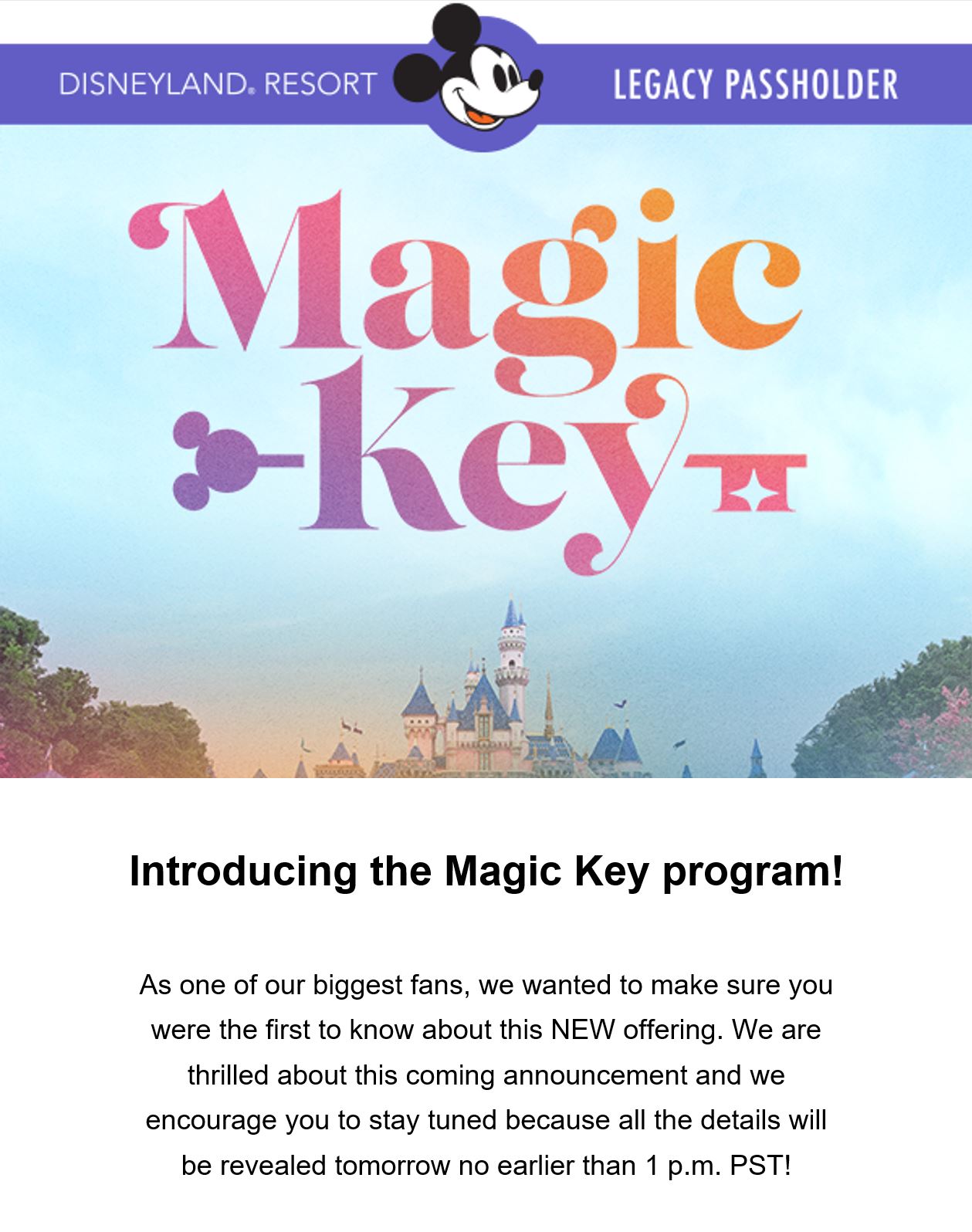 Disneyland's New Magic Key Program Replaces Annual Passes - Disney Tips ...
