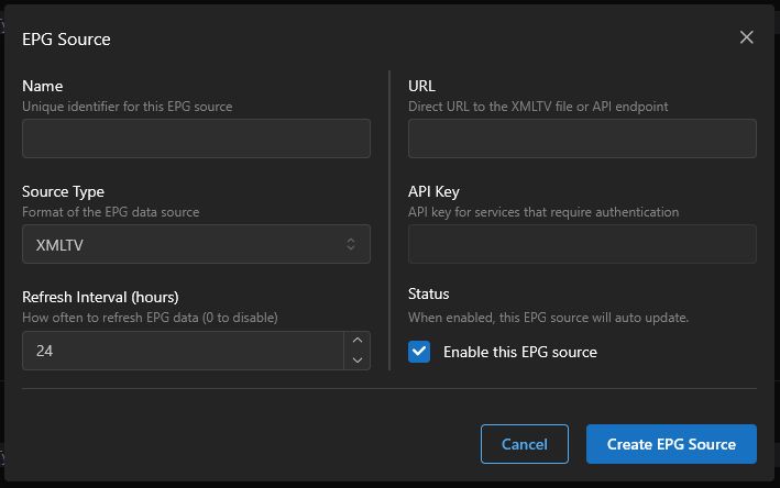 Dispatcharr Docs - Premium Minimal Pattern Gallery - Desktop