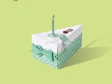 Cake Slice Boxes Customdivineboxes
