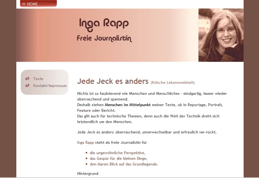 Inga Rapp - Kölner Journalisten-Vereinigung
