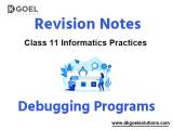 Notes Chapter 6 Debugging Programs