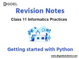 Notes Chapter 1 Getting Started With Python