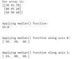 Numpy Median Liyenzwordpress