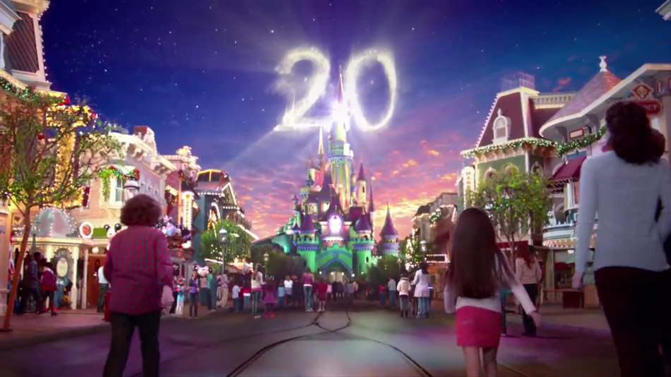 20th Anniversary TV spots launch with Disney characters projected ...
