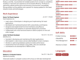 10 Java Full Stack Developer Cv Examples And Templates For 2024