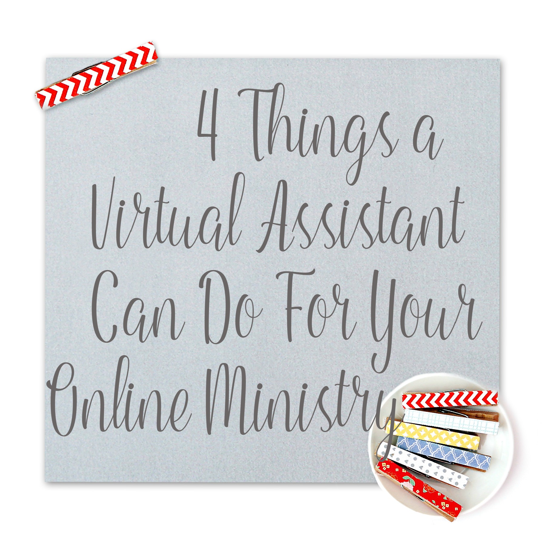 5 Things A Virtual Assistant Can Do For Your Online Ministry | Do A New ...