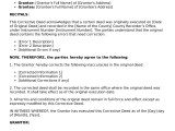 Free Corrective Deed Forms Printable Template