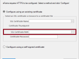 Advanced Configuration Settings