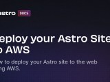 Deploy Your Astro Site To Aws Docs