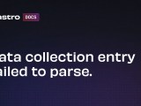 Data Collection Entry Failed To Parse Docs