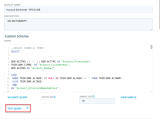 Validate Query And Test Query Buttons
