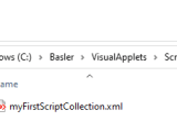 Creating Script Collections Script Libraries Basler