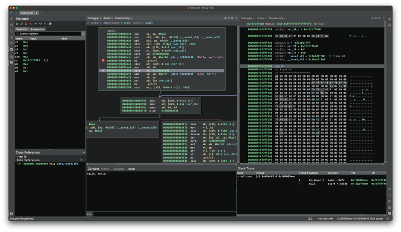 Binary Ninja Debugger Showcase - Premium Geometric Wallpaper Gallery - High Resolution
