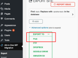 Migrate Data From One Wordpress Instance To Another