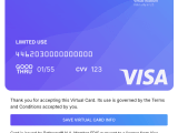 Virtual Card Checkbook Docs