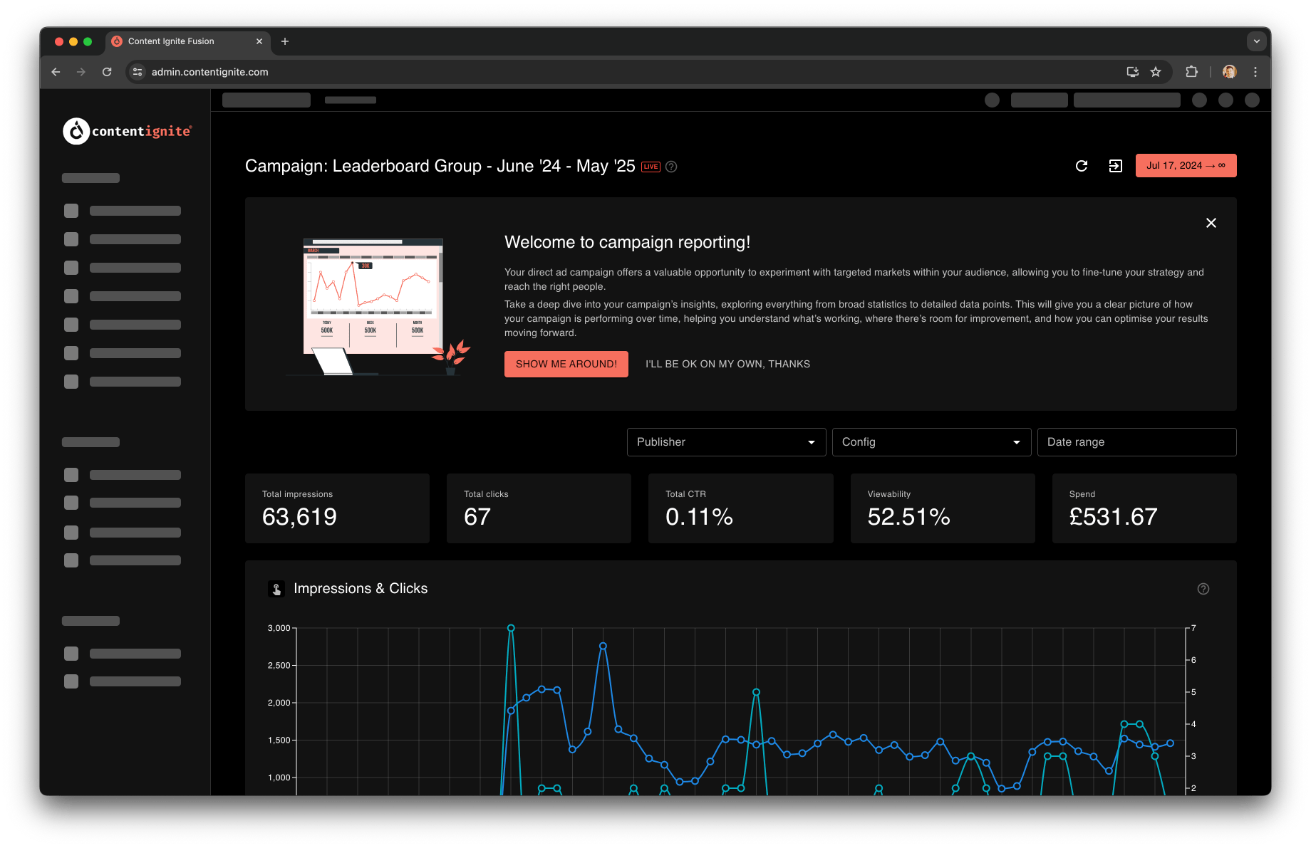 Campaign Reporting Content Ignite Docs