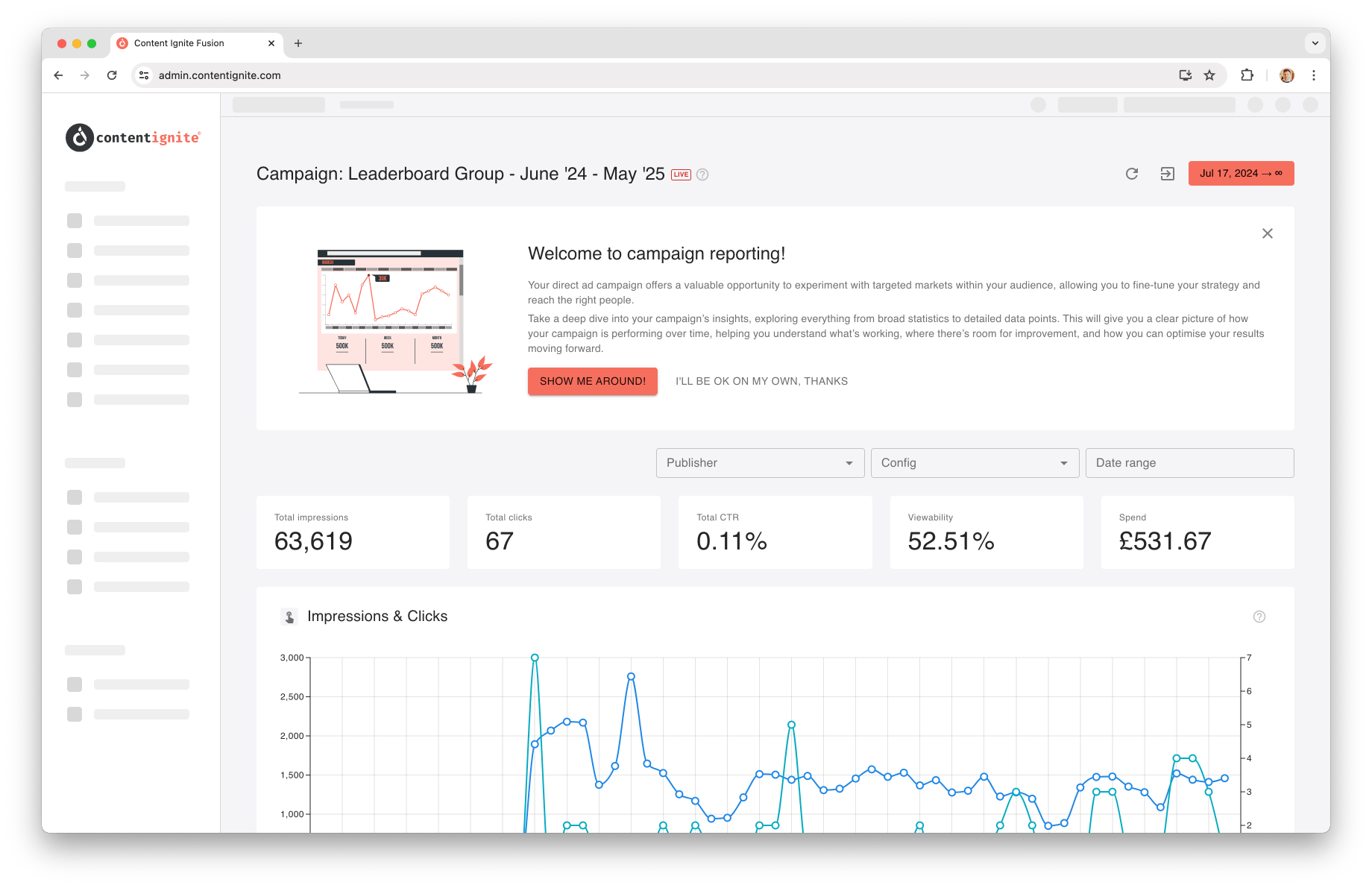 Campaign Reporting Content Ignite Docs