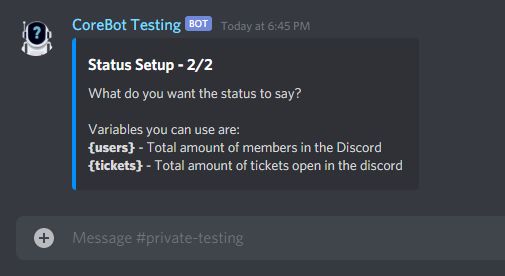 Bot Status Corebot Documentation - Dark Background Collection - Desktop Quality
