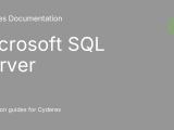 Microsoft Sql Server Cyderes Documentation