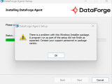 Installing A New Agent Dataforge