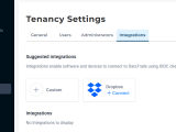 Dropbox Integration Datatrails