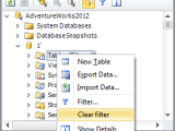 Filtering Database Objects
