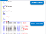 Work With Sql Formatting