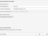 Manage Database Encryption