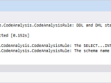 How To Work With T Sql Code Analyzer