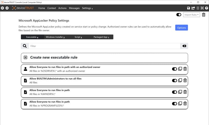 Microsoft Applocker Management Devicetrust - Desktop Dark Pictures for Desktop