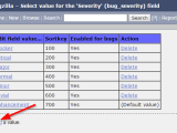 Bugzilla Adding Field Values Severity Devzing Knowledge Base