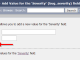 Bugzilla Adding Field Values Severity Devzing Knowledge Base