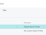 Export Profiles Apportunix Document Creator