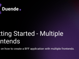 Getting Started Multiple Frontends Duende Software Docs