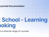 Ez School Learning Booking Eazycode Documentation
