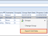 Export Grid Data