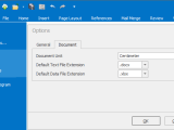 Program Options