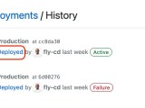 Deployment Logs Flycd