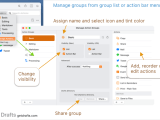 Action Groups Drafts User Guide