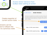 Action Versions Drafts User Guide
