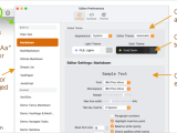 Editor Settings Drafts User Guide