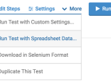 Data Driven Testing Ghost Inspector