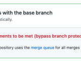 Merging A Pull Request With A Merge Queue Github Docs